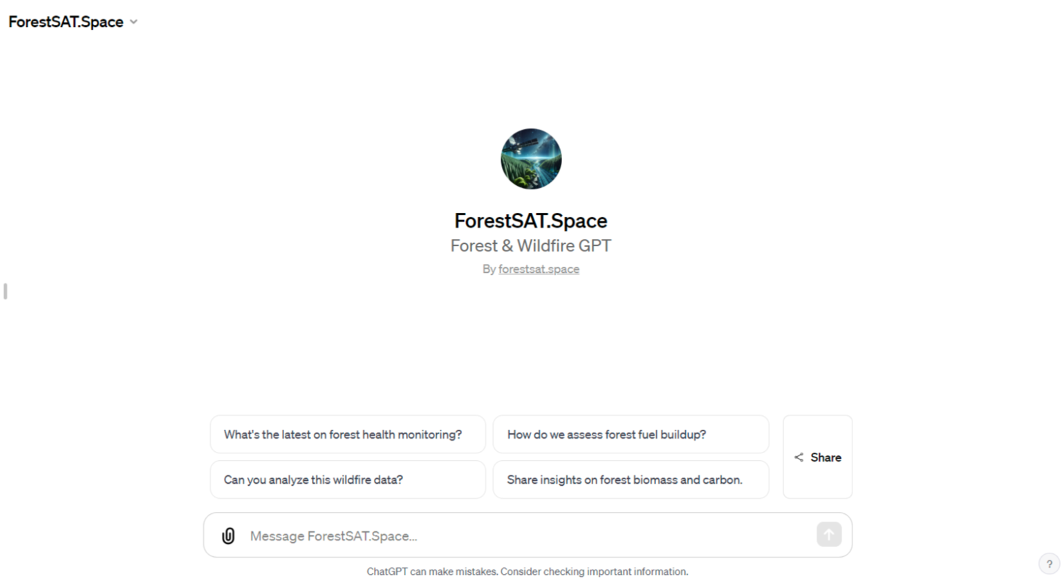 Forestsat.Space GPT - ForestSAT AS